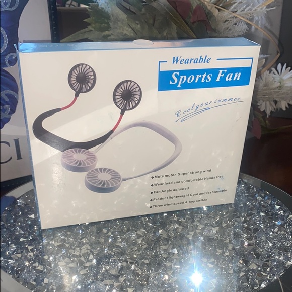Wearables | Black Wearable Neck Fan With Dual Circular Units | Poshmark